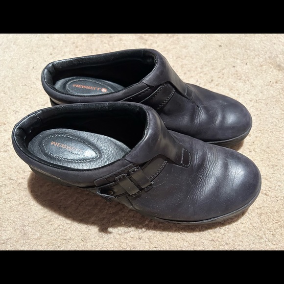 Merrell | Shoes | Merrill Black Clogs | Poshmark